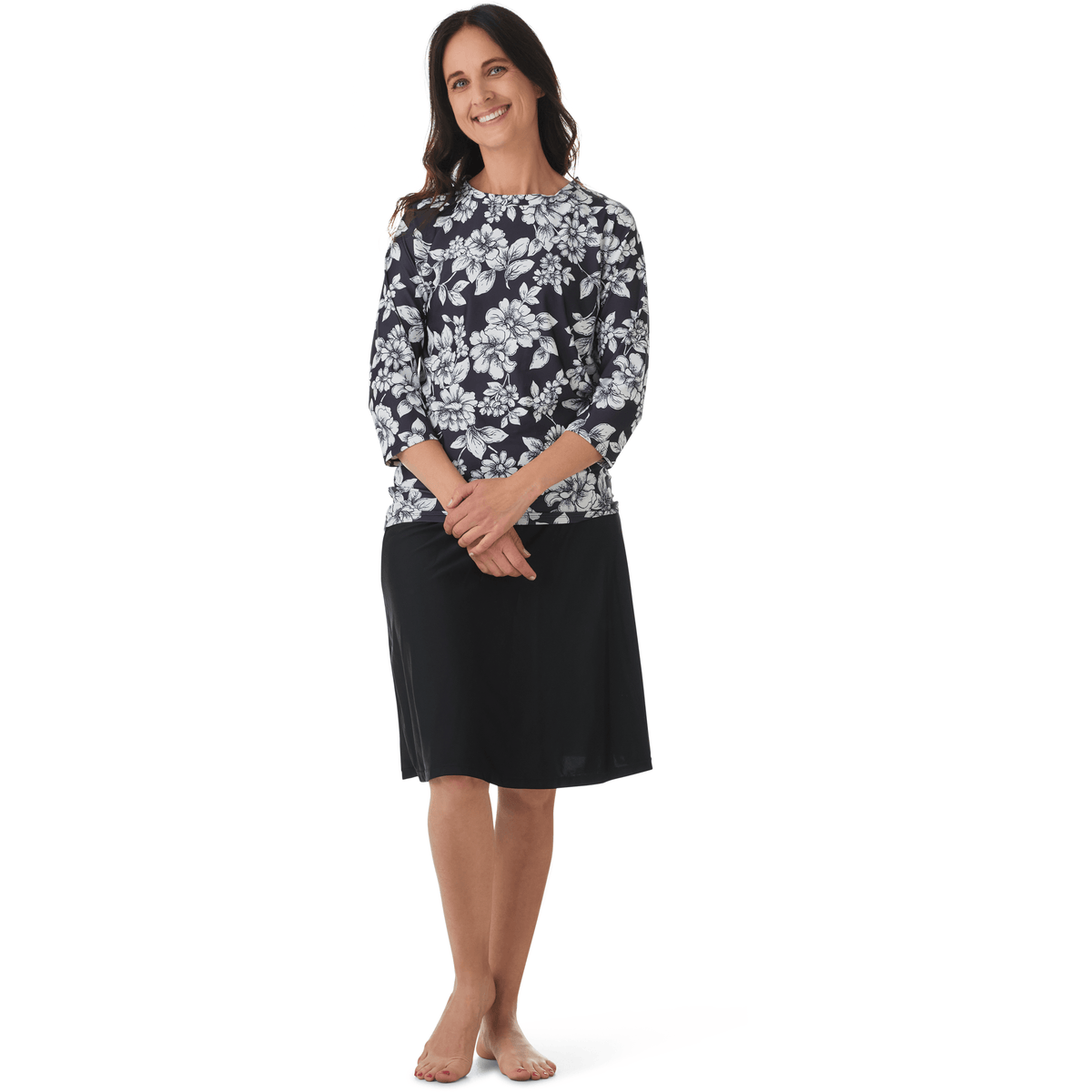 Modest swimwear- swim top - Modest Mermaid